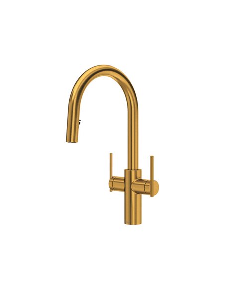 Buy Riobel Lateral LT801 Two Handle Pull-Down Kitchen Faucet With C ...